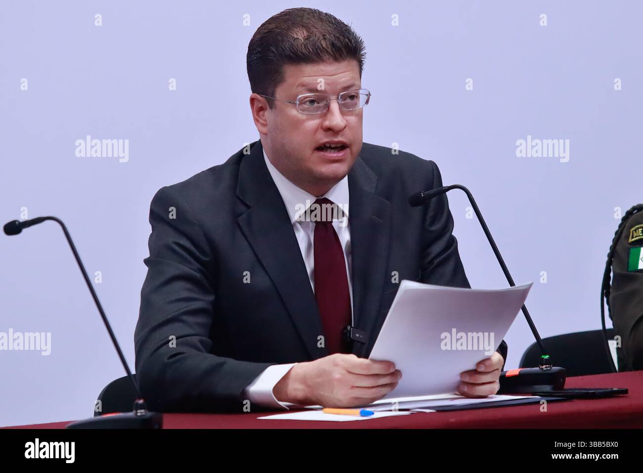 Mexico City, Mexico. 14th May, 2025. Secretary of Citizen Security of ...