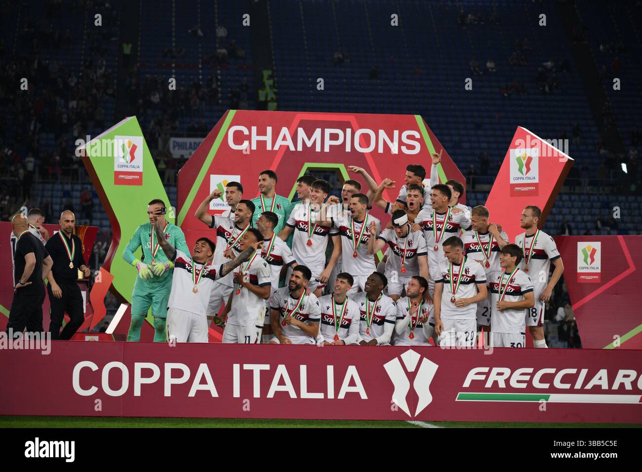 Stadio Olimpico, Rome, Italy. 14th May, 2025. Italian Coppa Italia ...