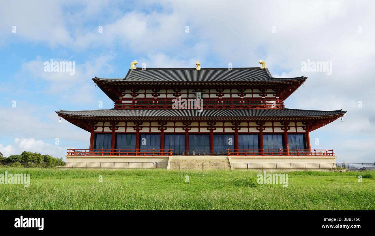 Nara World Heritage — Temples, Shrines, and Heijo Palace Stock Photo ...