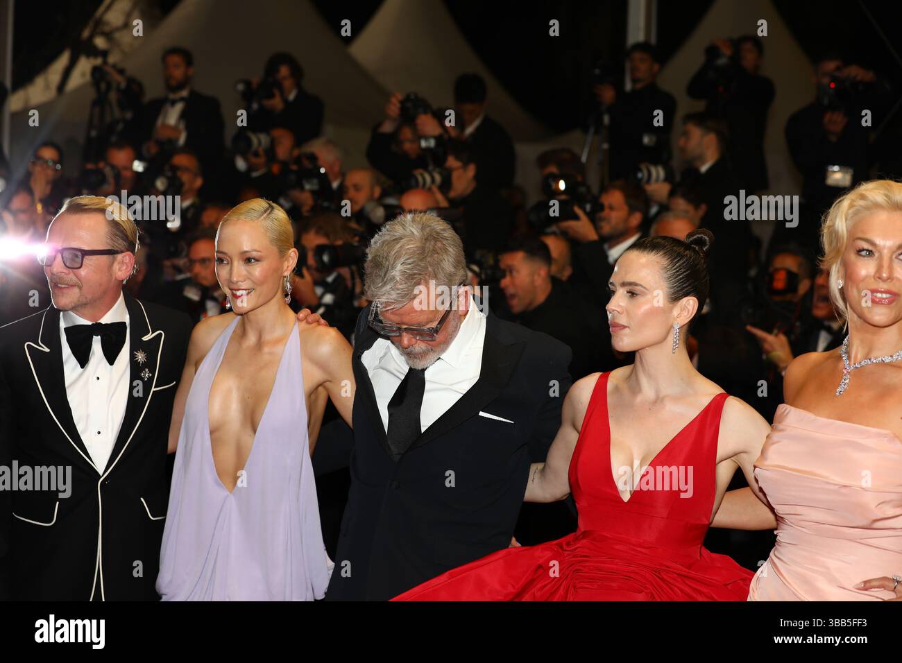 May 14, 2025, Cannes, Cote D'azur, France: SIMON PEGG, POM KLEMENTIEFF ...