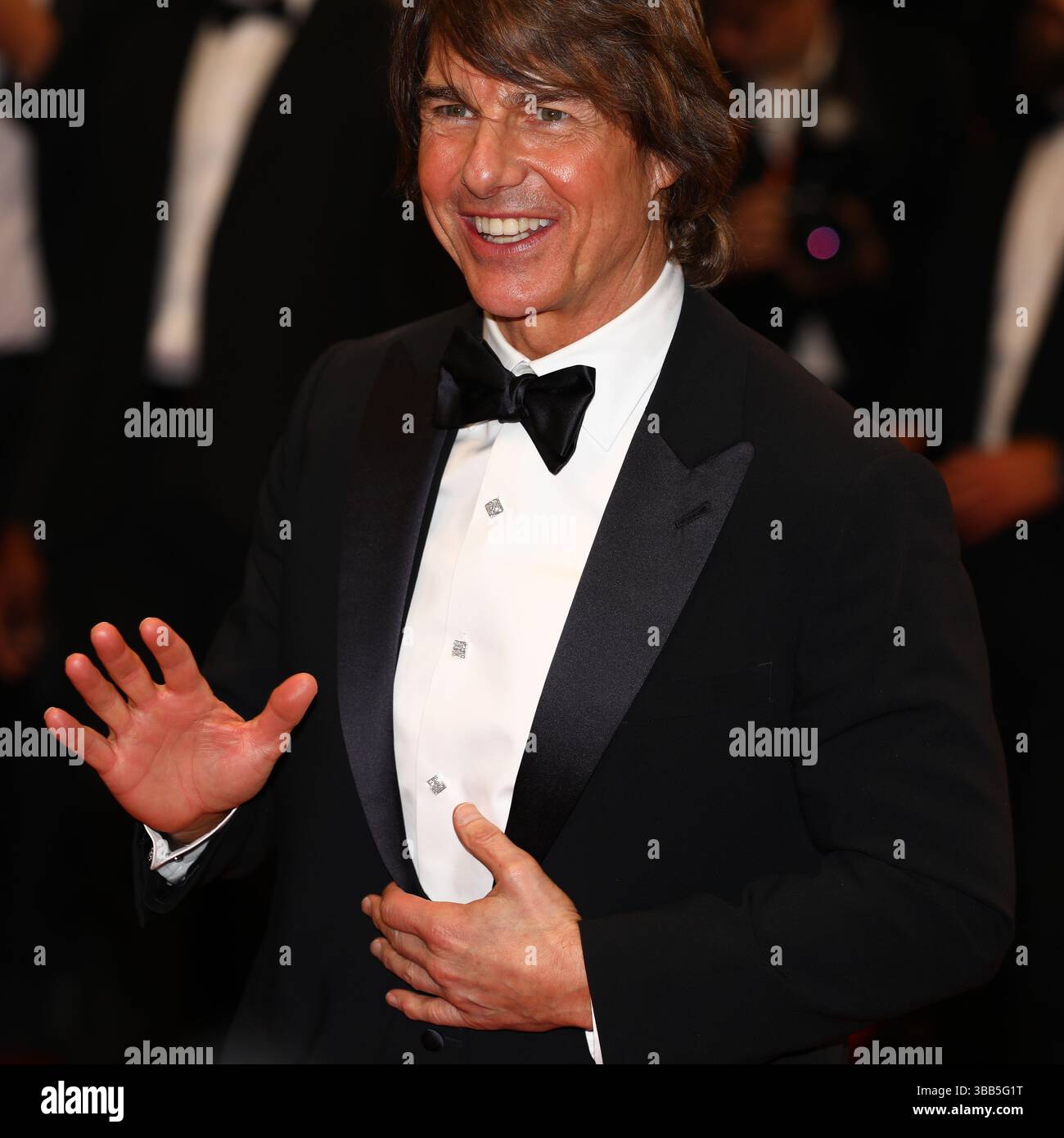 May 14, 2025, Cannes, Cote D'azur, France: TOM CRUISE departs the red ...