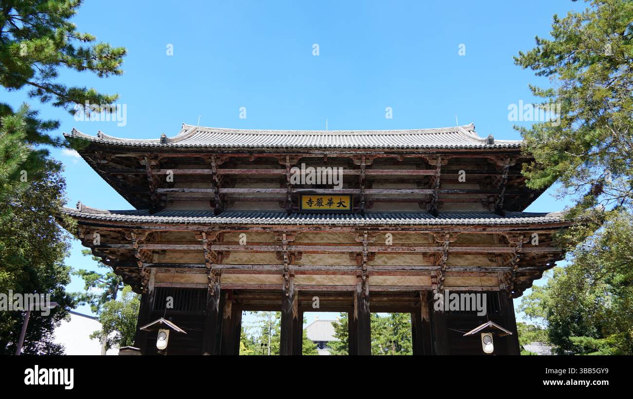 Nara World Heritage — Temples, Shrines, and Heijo Palace Stock Photo ...