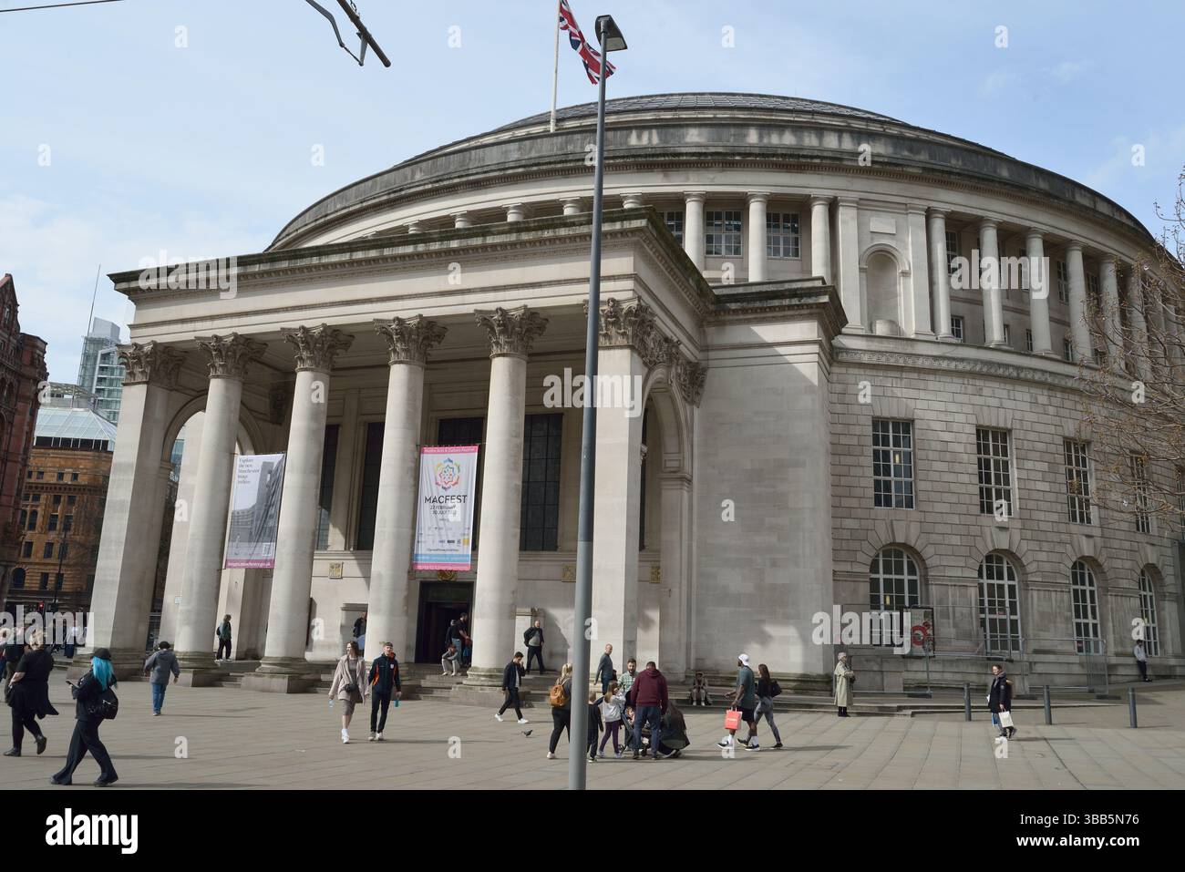Manchester Central Library, Manchester, England Stock Photo - Alamy