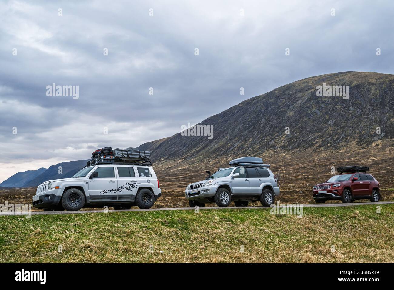 Glen coe scotland etive mor tent hi-res stock photography and images ...