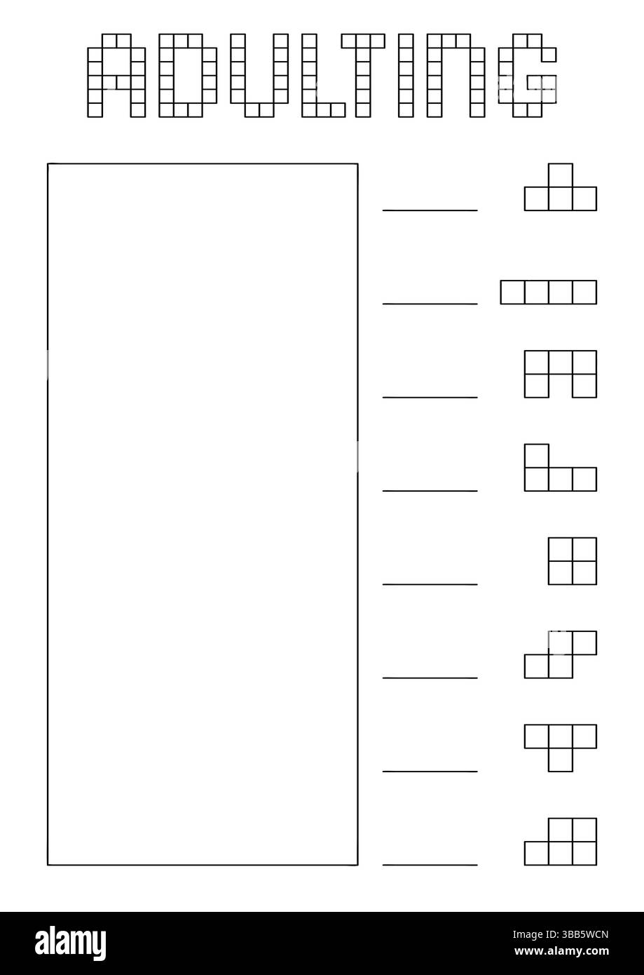 Summer adulting Journal Printable Planner Page Template, Vector ...