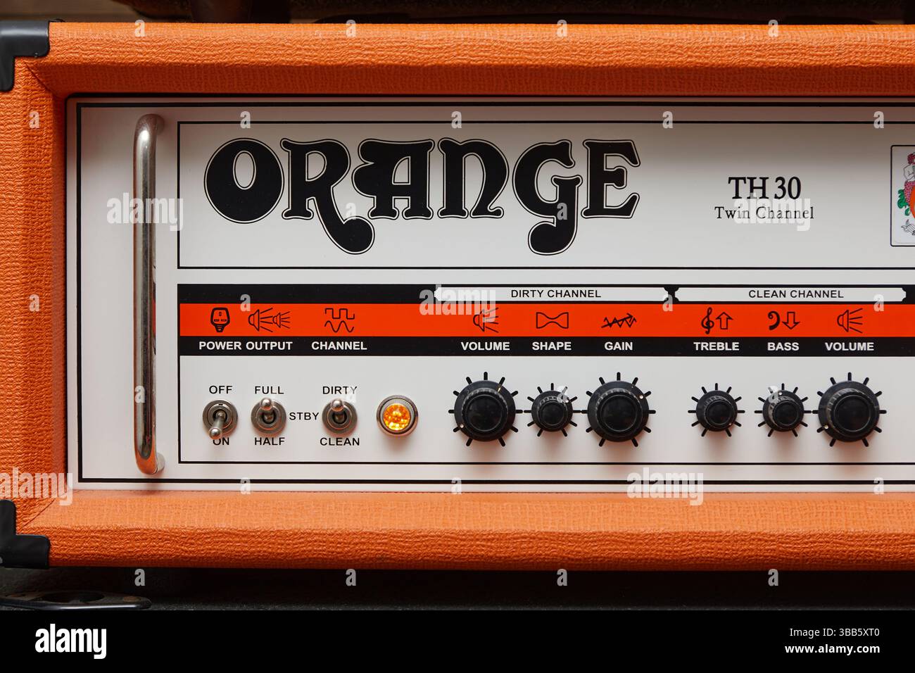 Orange guitar amplifier tube amp head TH30 Stock Photo - Alamy