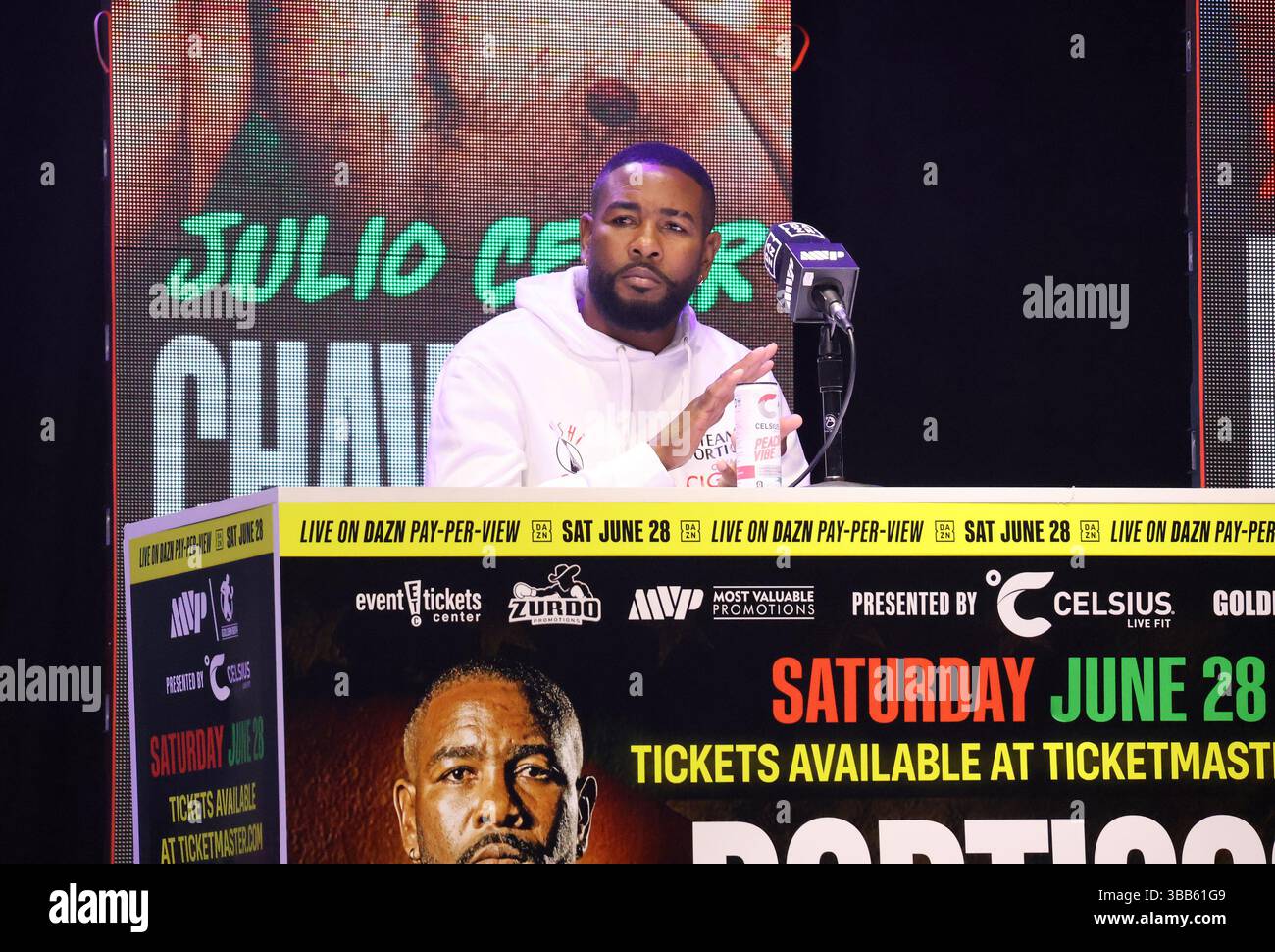 Yuniel Dorticos at Jake Paul vs. Julio Cesar Chavez Jr. Press ...