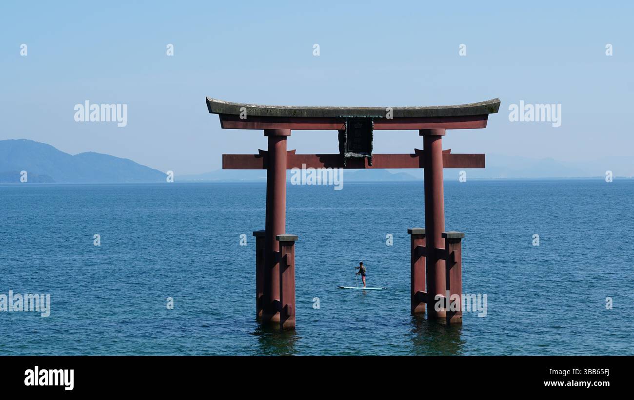 Summer Scenery of Lake Biwa, Shiga, Japan Stock Photo - Alamy