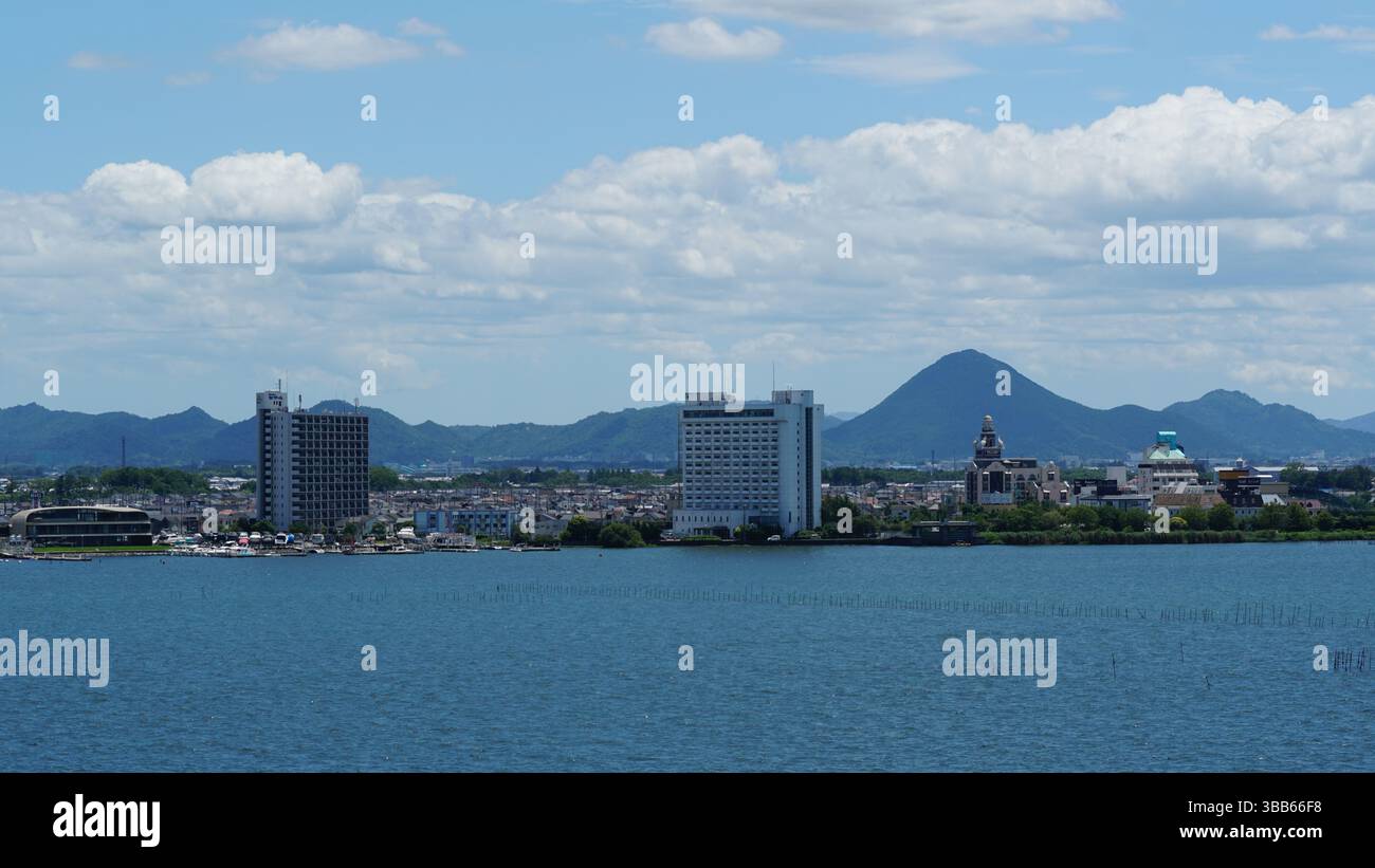 Summer Scenery of Lake Biwa, Shiga, Japan Stock Photo - Alamy