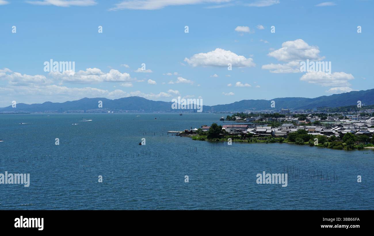 Summer Scenery of Lake Biwa, Shiga, Japan Stock Photo - Alamy