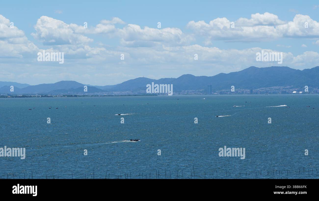 Summer Scenery of Lake Biwa, Shiga, Japan Stock Photo - Alamy