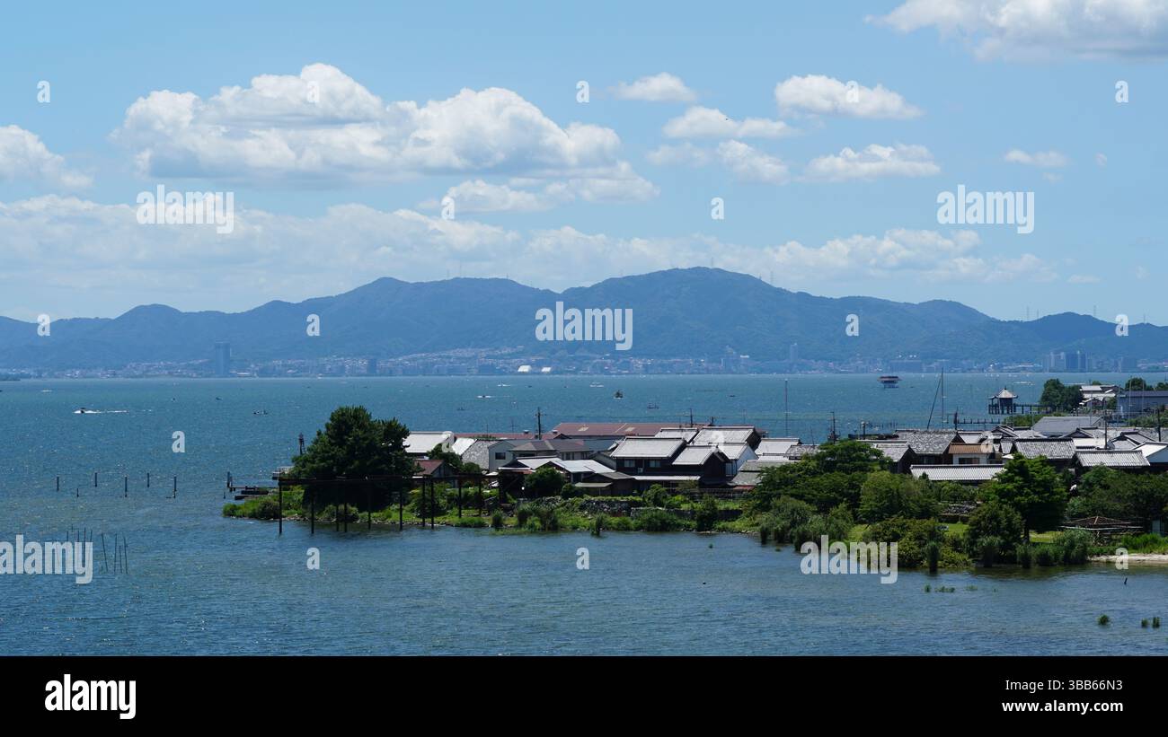 Summer Scenery of Lake Biwa, Shiga, Japan Stock Photo - Alamy