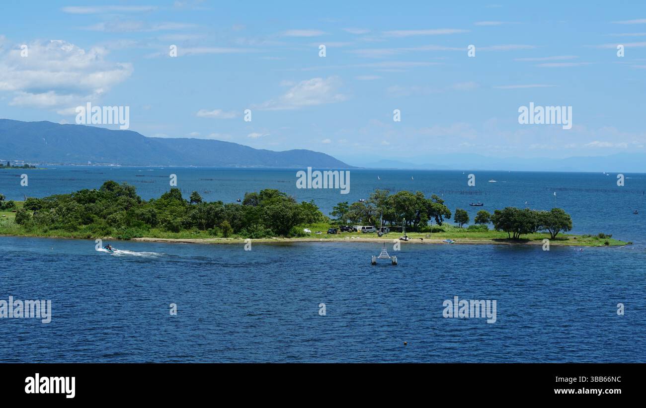 Summer Scenery of Lake Biwa, Shiga, Japan Stock Photo - Alamy