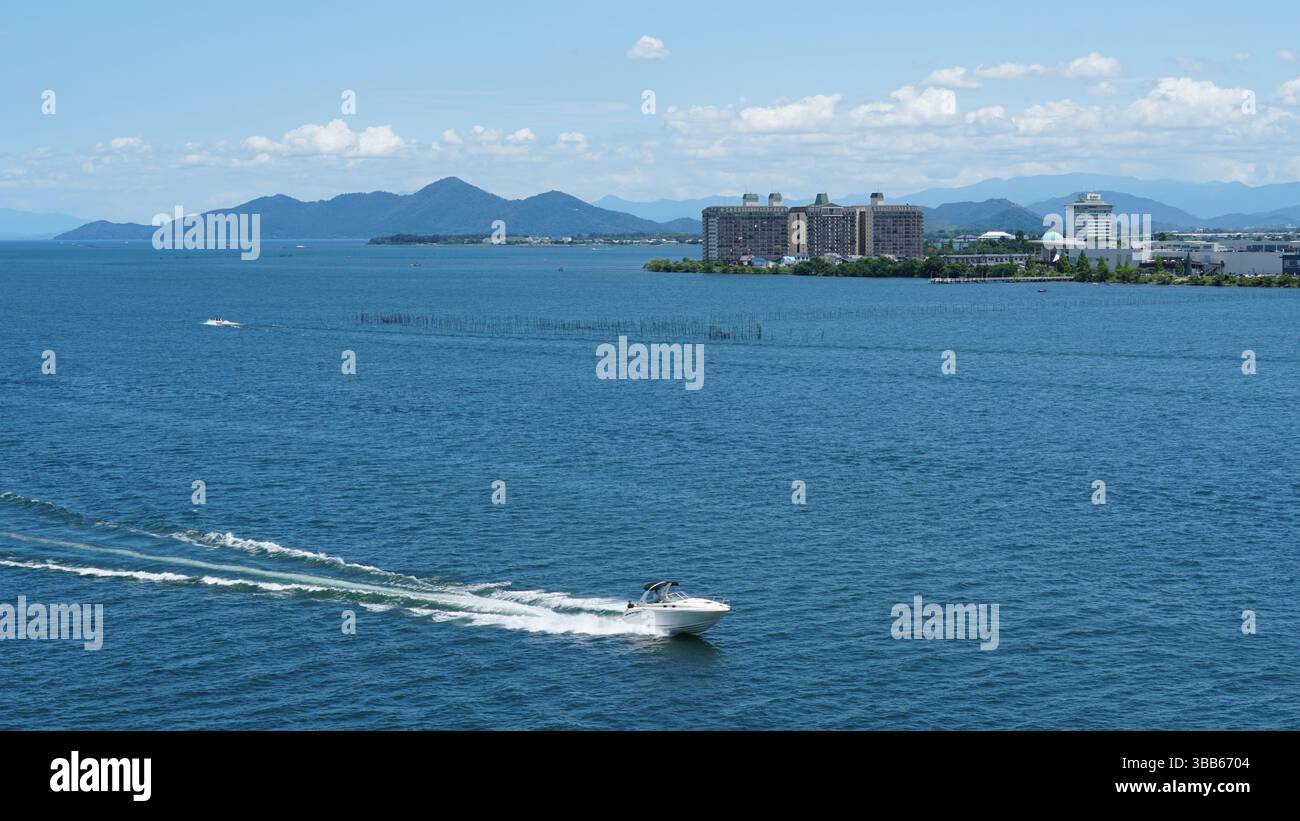 Summer Scenery of Lake Biwa, Shiga, Japan Stock Photo - Alamy