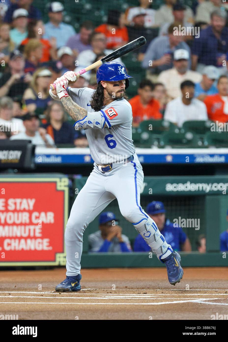 HOUSTON, TX - MAY 14: Kansas City Royals designated hitter Jonathan ...