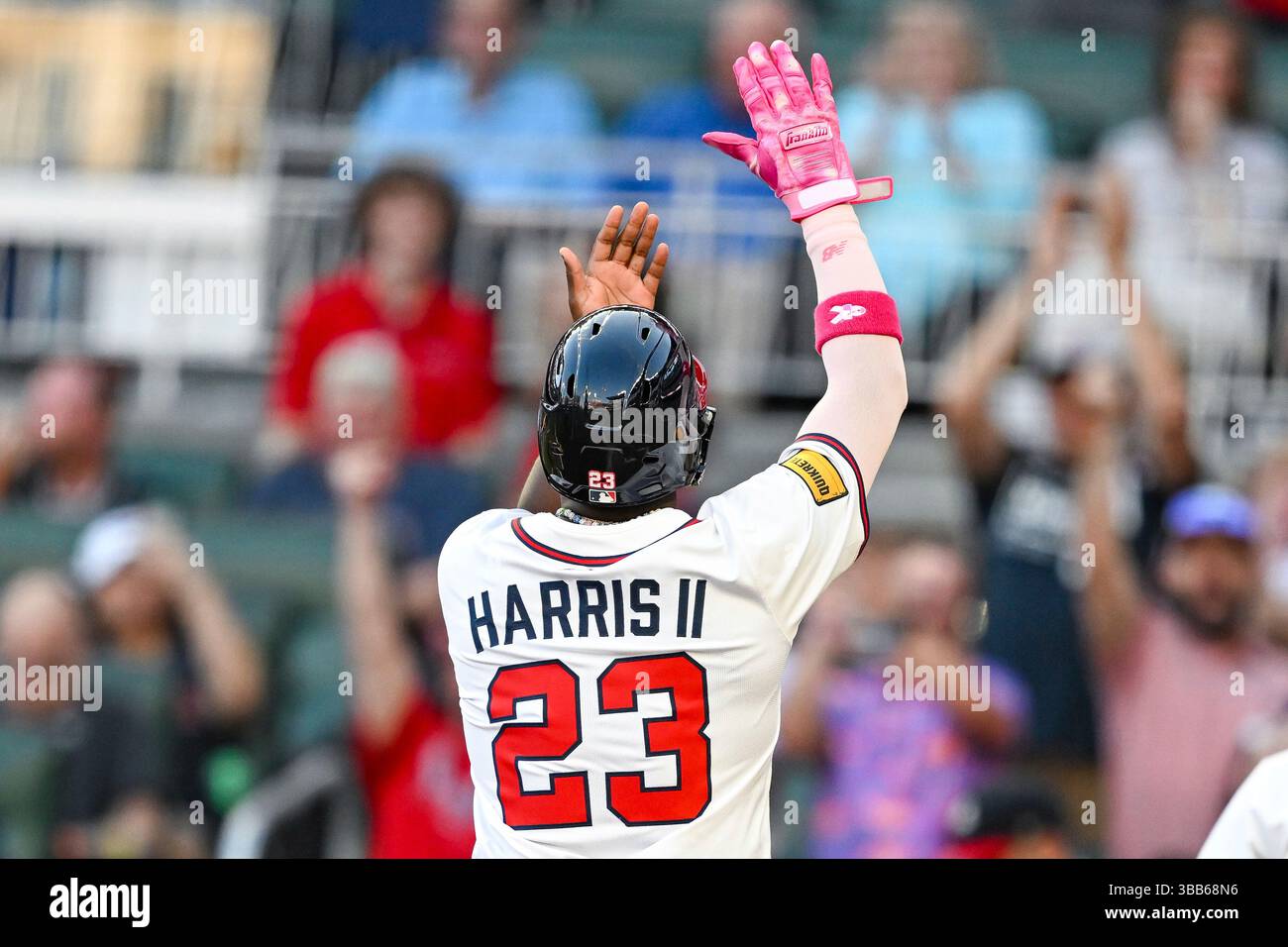 ATLANTA, GA – MAY 14: Atlanta center fielder Michael Harris II (23 ...