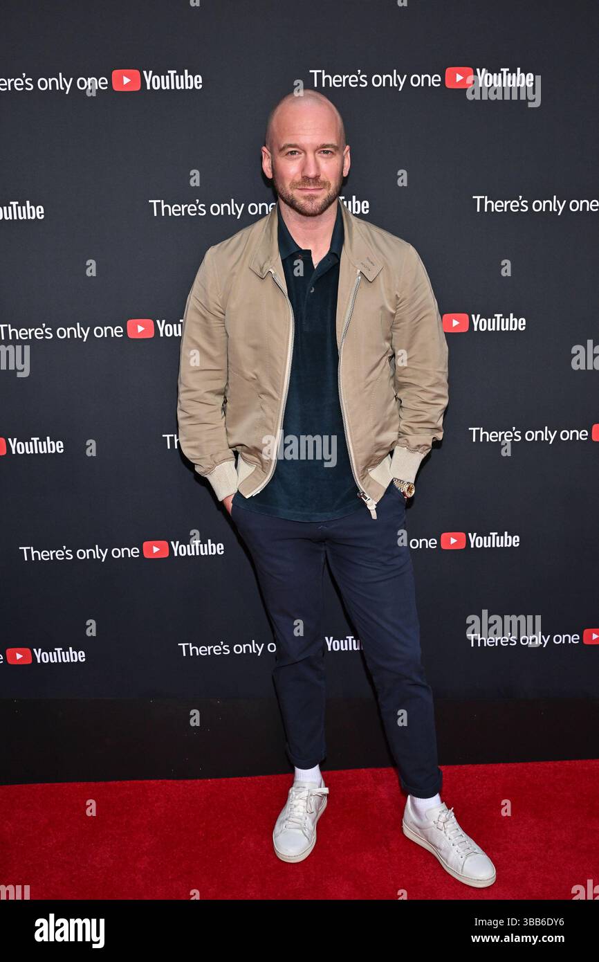 Sean Evans attends the YouTube TV's Upfront Brandcast at David Geffen ...