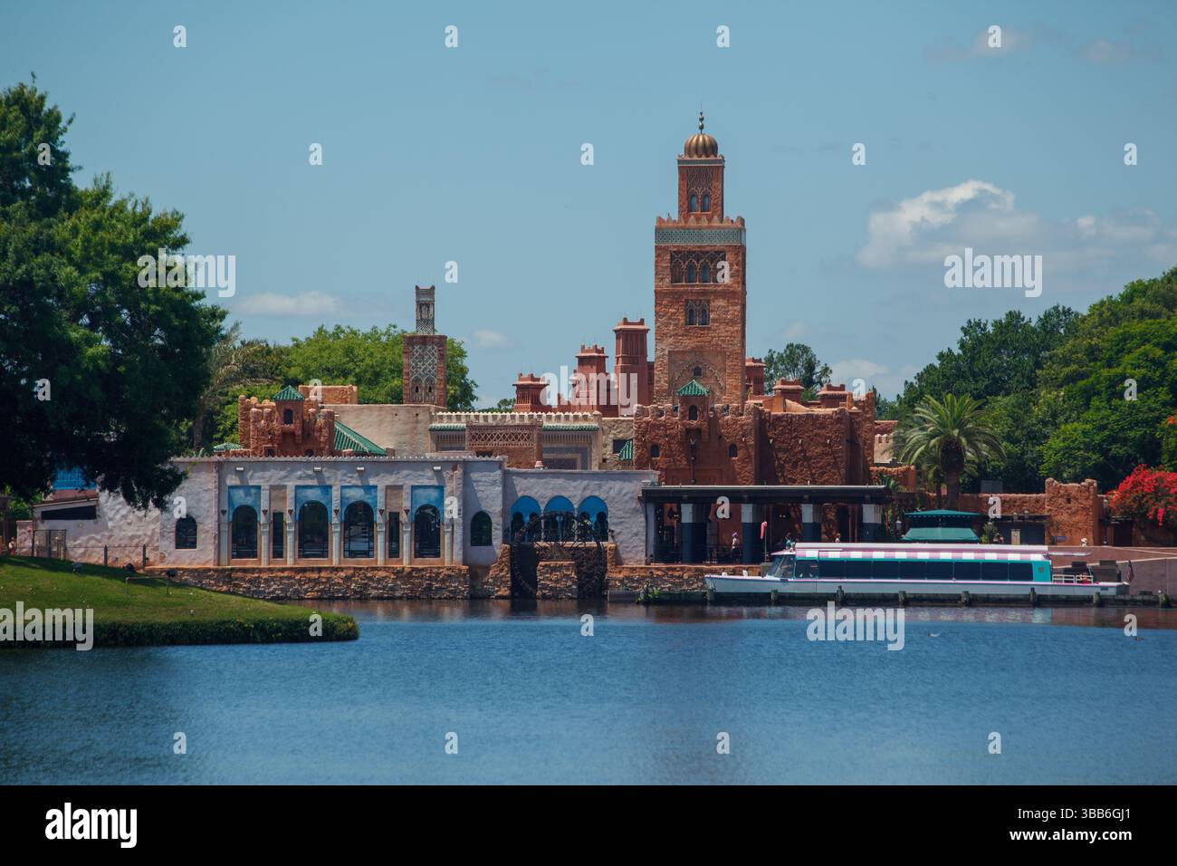 The Morocco pavillon at Epcot amusement park, Disney World, Orlando ...