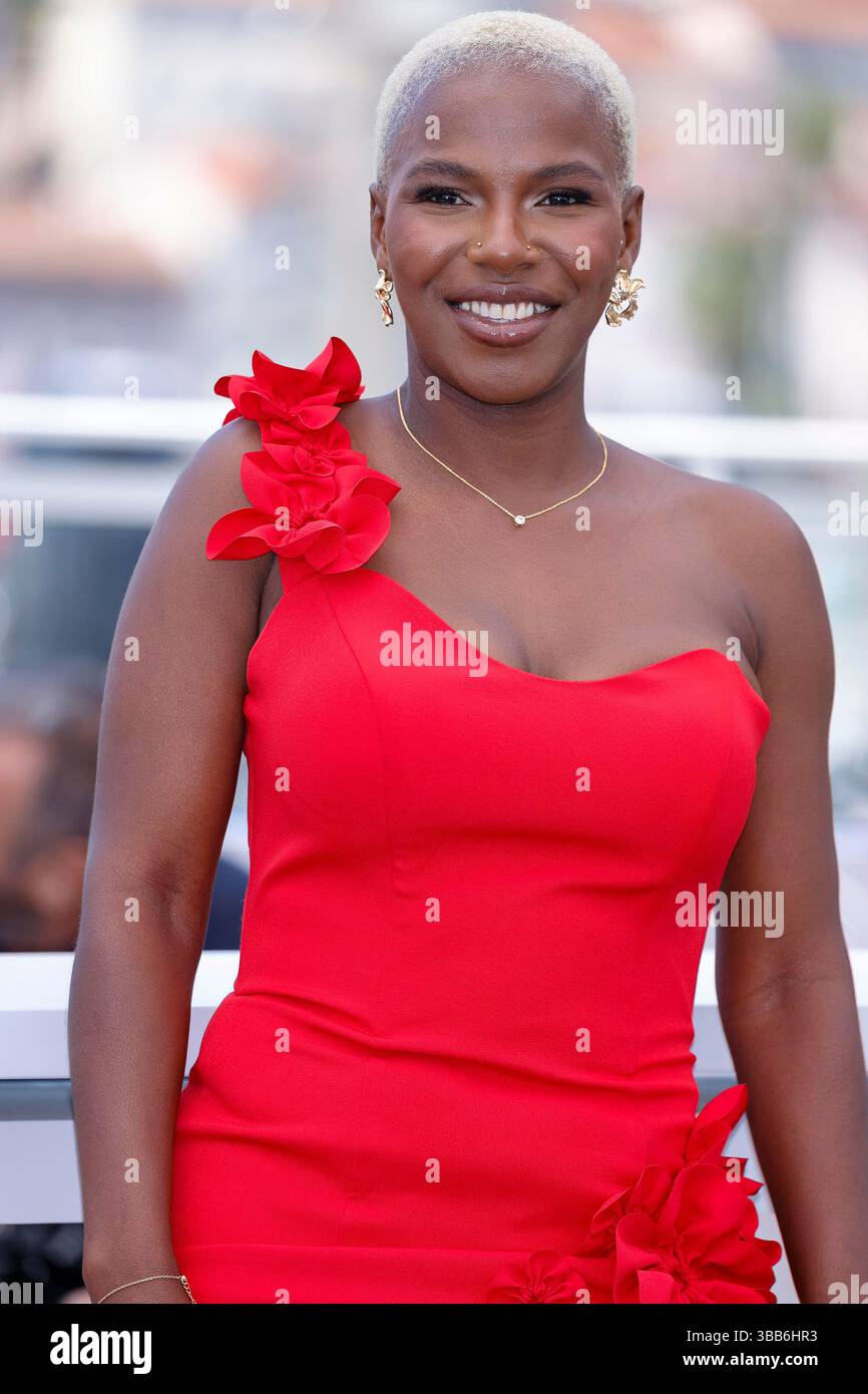 Cannes, Frankreich. 14th May, 2025. Deborah Christelle Lobe Naney poses ...