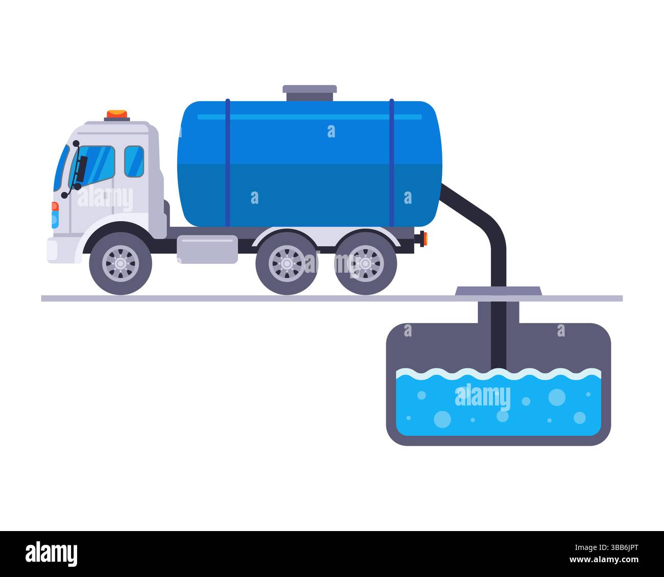 Flushing machine Stock Vector Images - Alamy