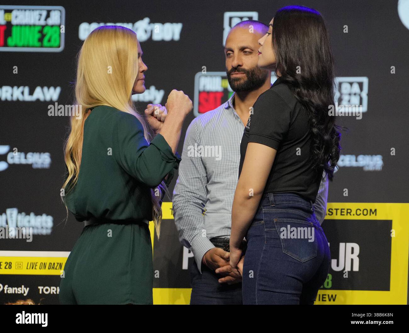 Los Angeles, USA. 14th May, 2025. (L-R) Holly Holm, Nakisa Bidarian and ...