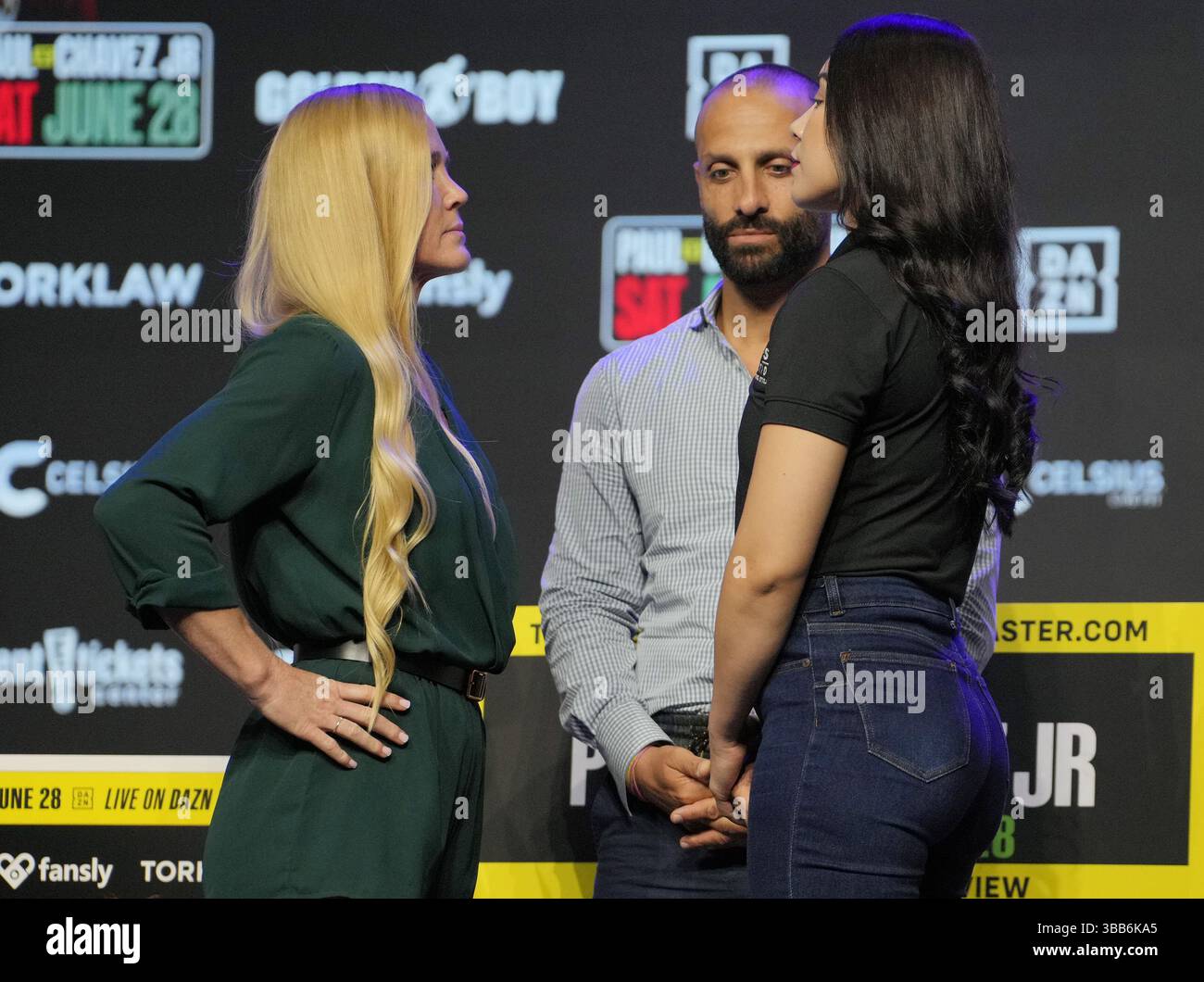 Los Angeles, USA. 14th May, 2025. (L-R) Holly Holm, Nakisa Bidarian and ...