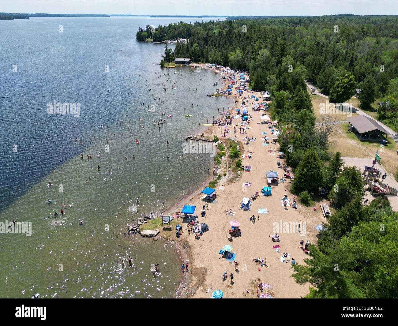 Aerial Views of Balsam Lake Provincial Park – Nature, Camping ...