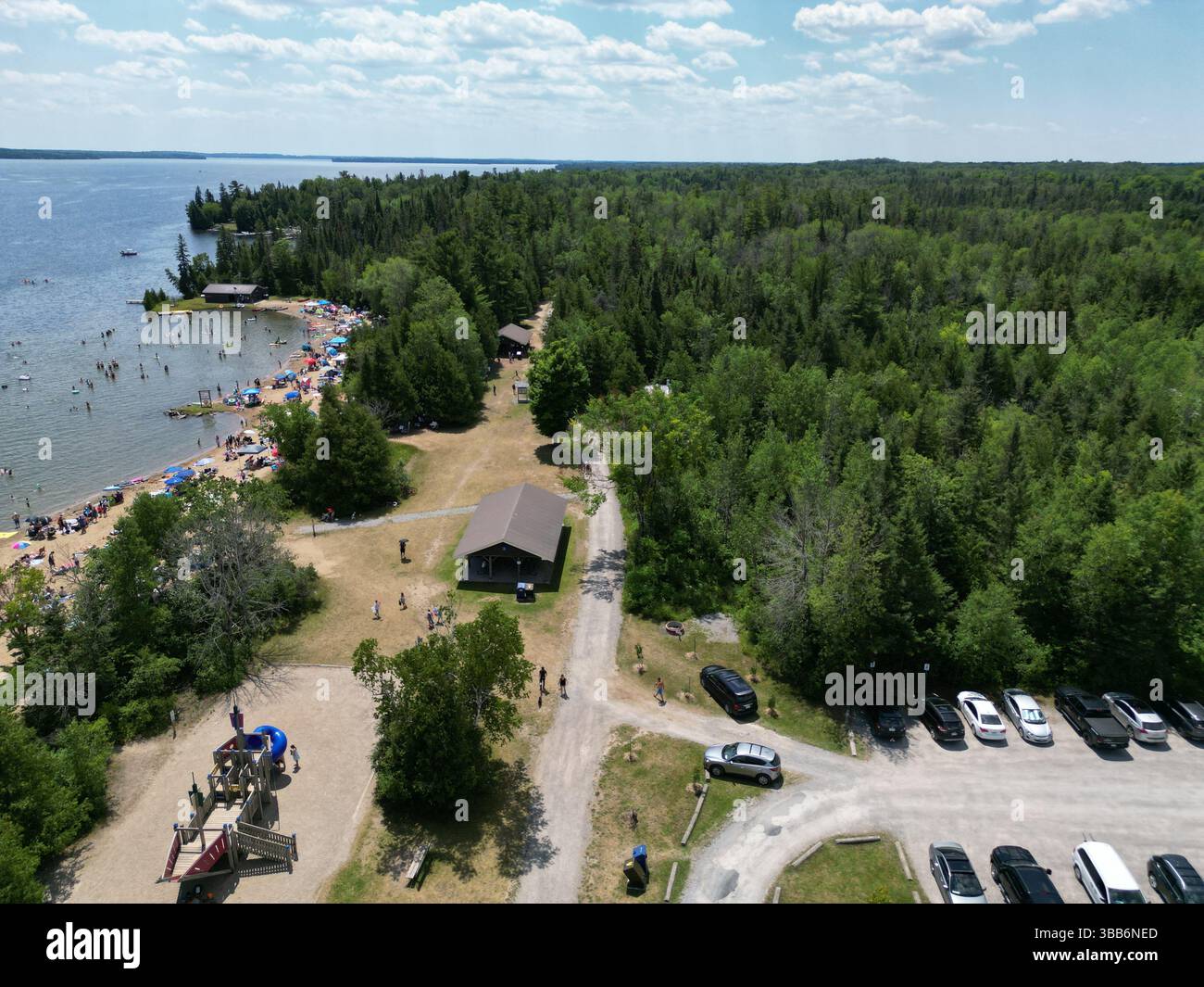 Aerial Views of Balsam Lake Provincial Park – Nature, Camping ...