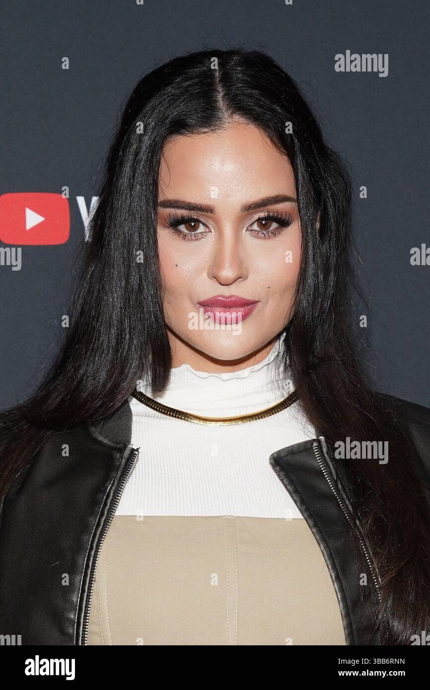 Christen Dominique at arrivals for YouTube s TV Upfront Brandcast ...