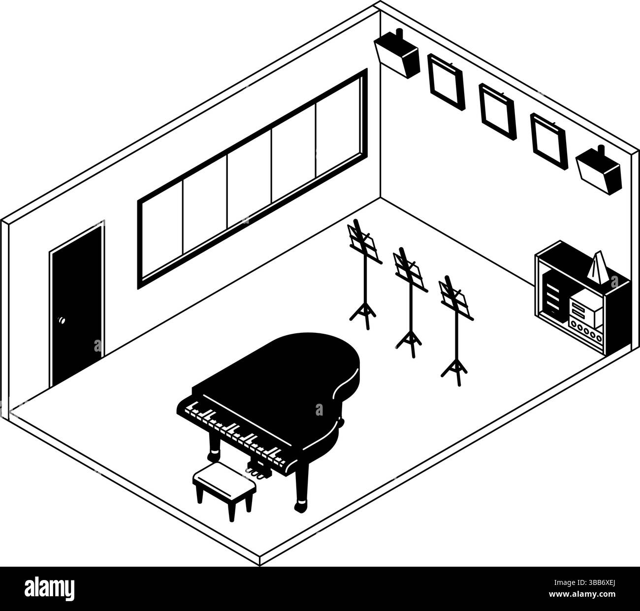 Educational sheet music Cut Out Stock Images & Pictures - Alamy