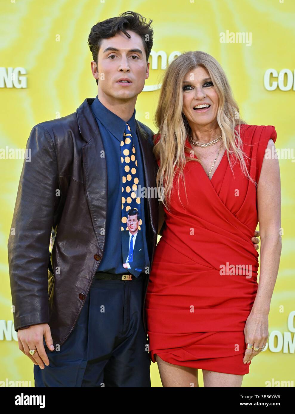 Hollywood, USA. 14th May, 2025. Benito Skinner and Connie Britton ...