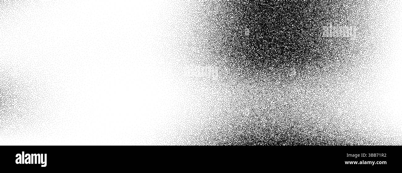 Stippled grain texture background. Black sprayed dot gradient wallpaper ...