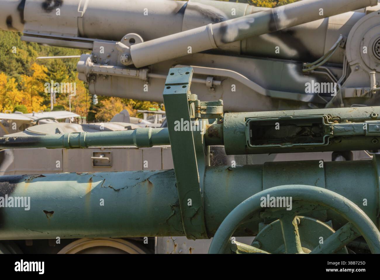 Daejeon, South Korea. October 27, 2019: 50 caliber spotting rifle ...