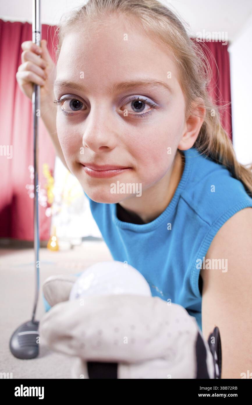 Person plays golf in hi-res stock photography and images - Alamy