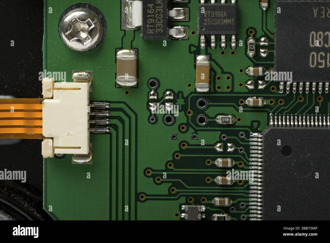 Electronic elements in close-up format Stock Photo - Alamy