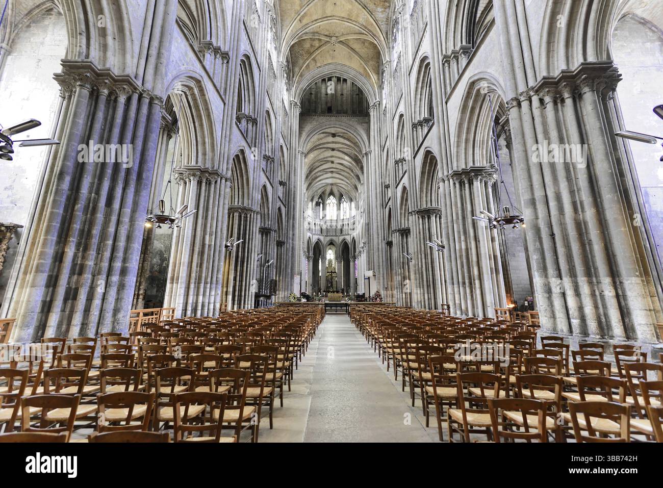 Rouen Cathedral, Rouen, Departement Seine-Maritime, Region Haute ...