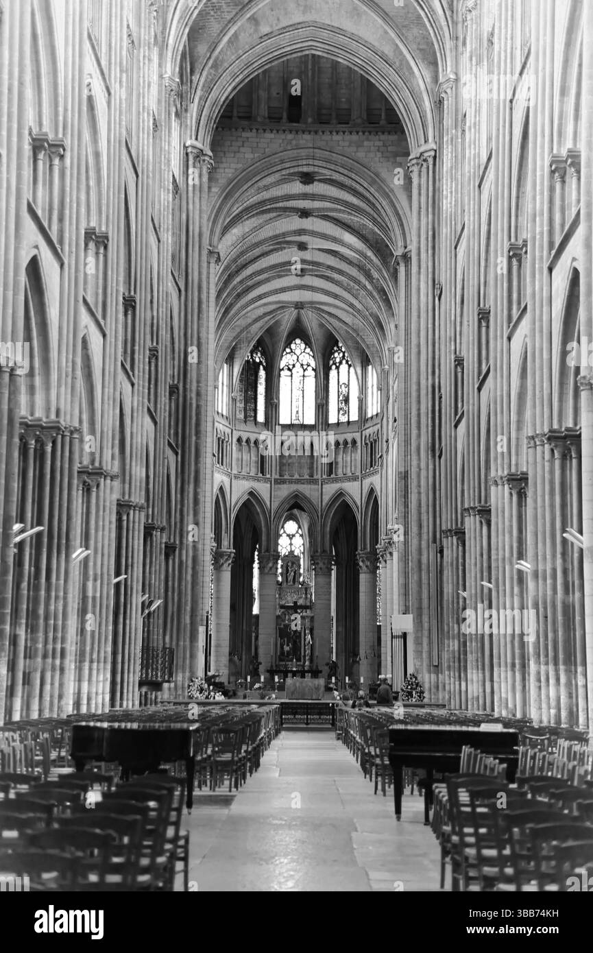 Rouen Cathedral, Rouen, Departement Seine-Maritime, Region Haute ...