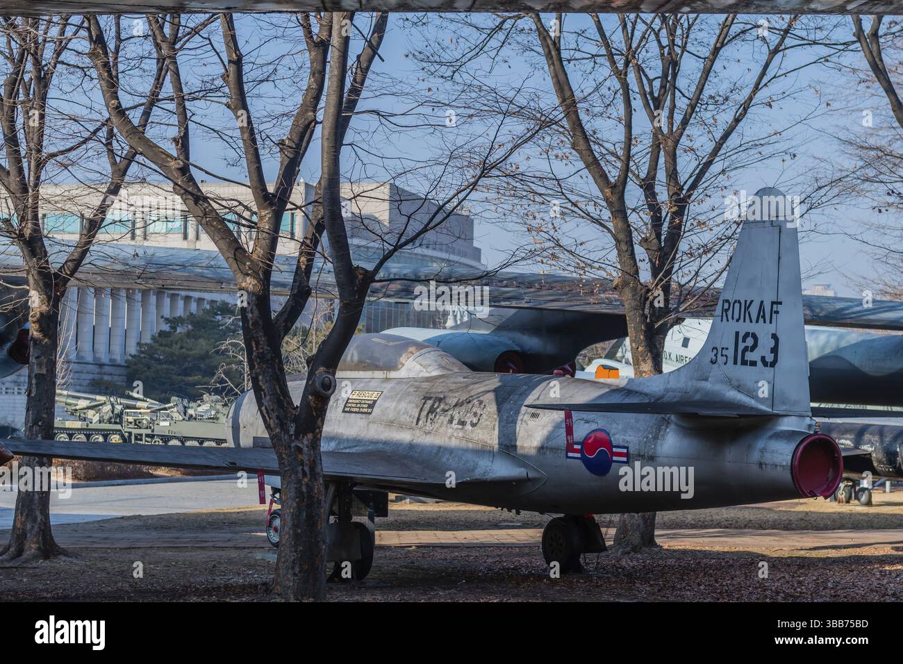 Seoul, South Korea. January 10, 2020: Lockheed T-33 Shooting Star on ...