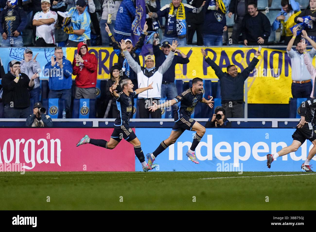 Chester, Pennsylvania, USA. 14th May, 2025. Philadelphia Union Forward ...