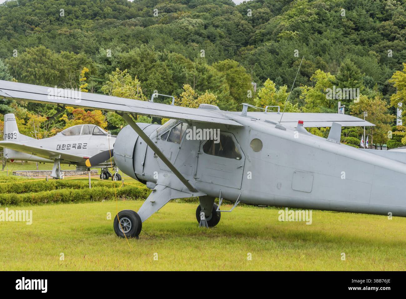 Daejeon, South Korea. October 3, 2019: Closeup port side of De ...