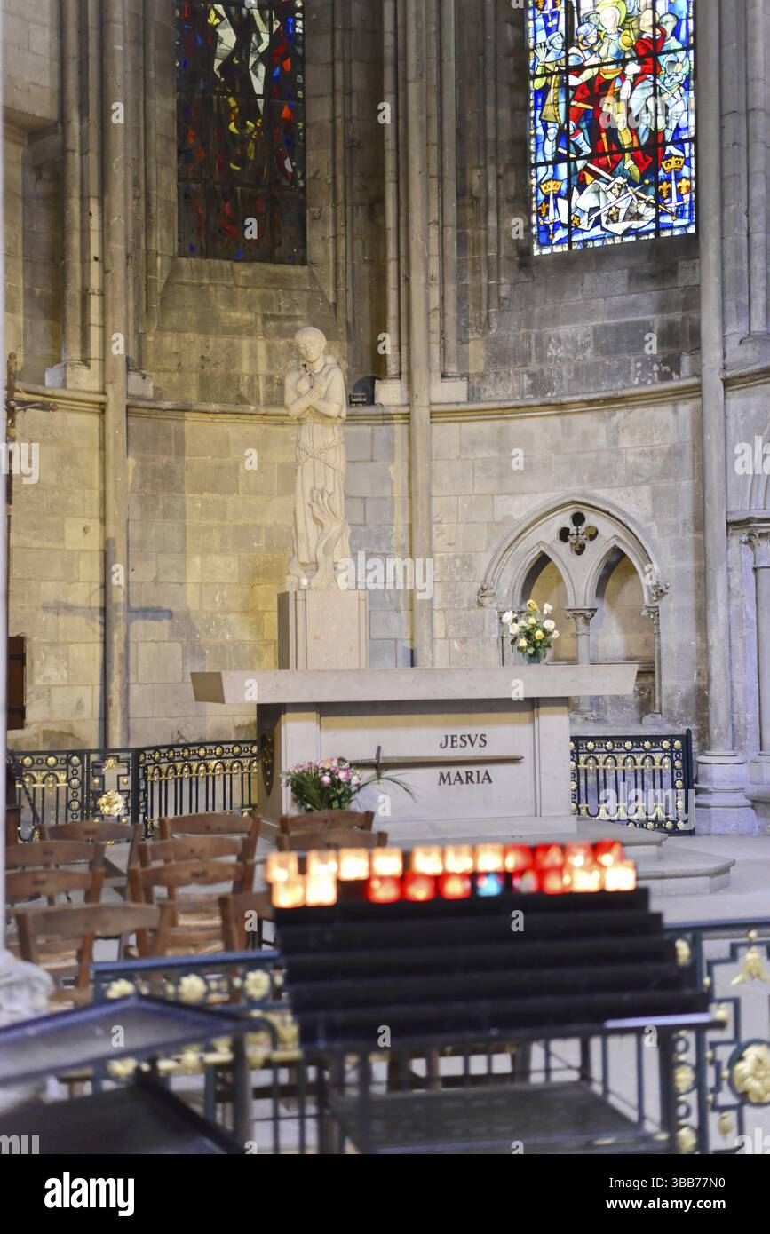 Rouen Cathedral, Rouen, Departement Seine-Maritime, Region Haute ...