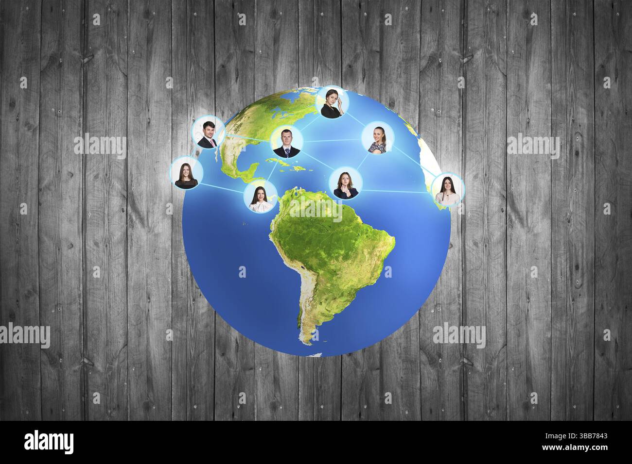 Colorful earth on the gray background. Elements of this image furnished ...