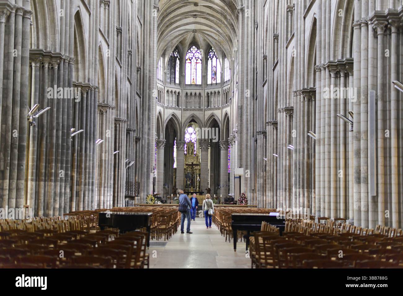 Rouen Cathedral, Rouen, Departement Seine-Maritime, Region Haute ...