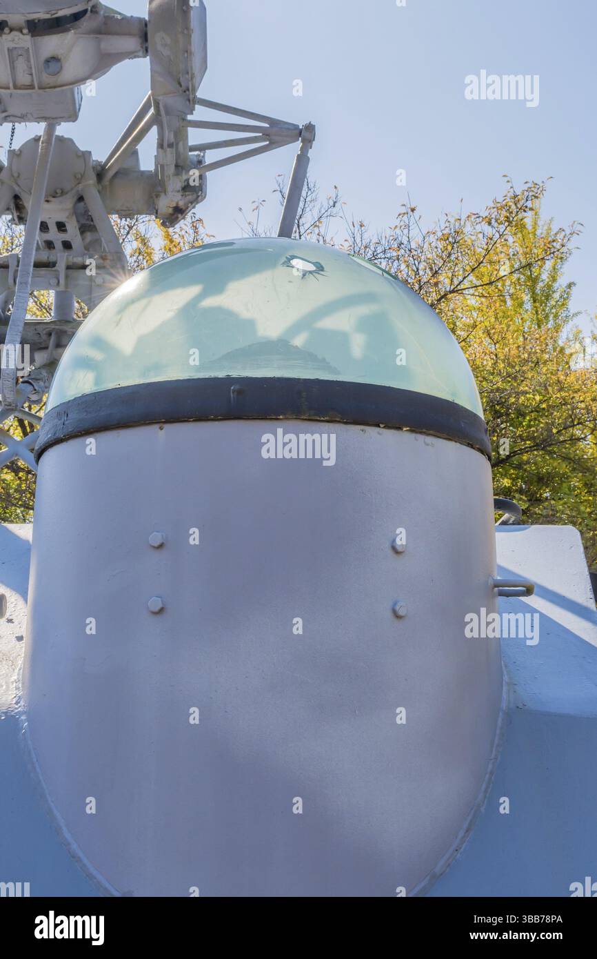 Daejeon, South Korea. October 27, 2019: Plexiglass dome covering the ...