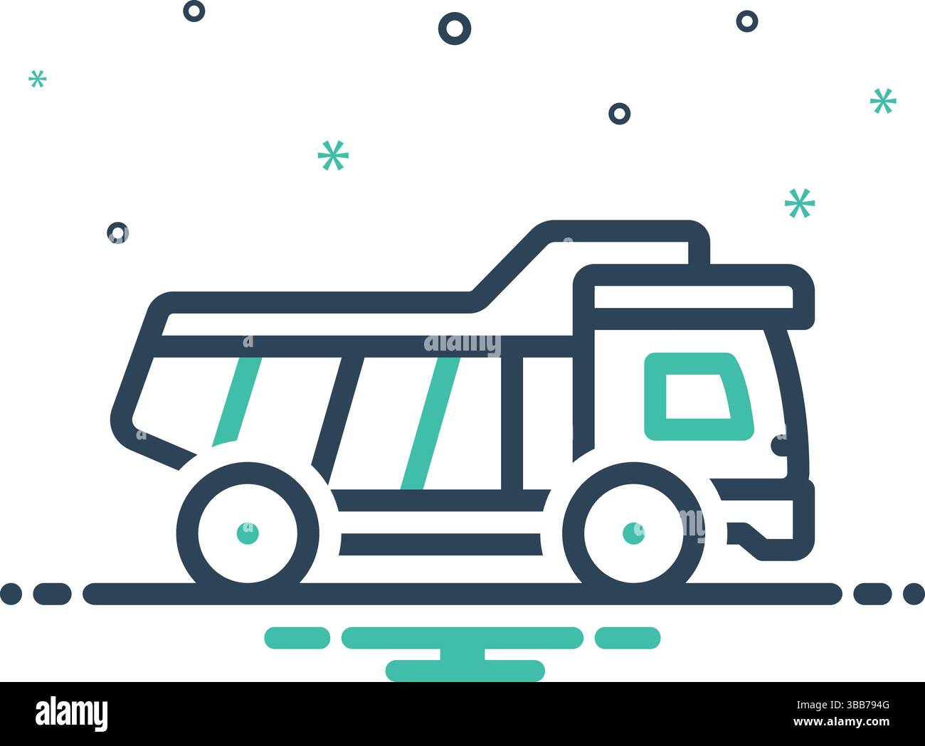 Icon for truck, articulated hauler Stock Vector Image & Art - Alamy