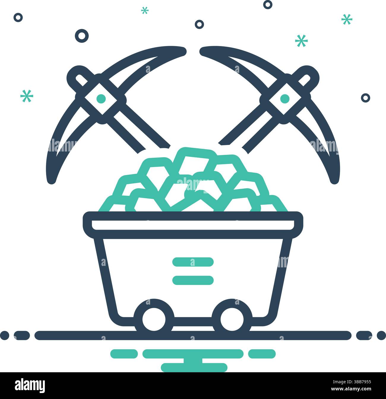 Pit colliery Stock Vector Images - Alamy