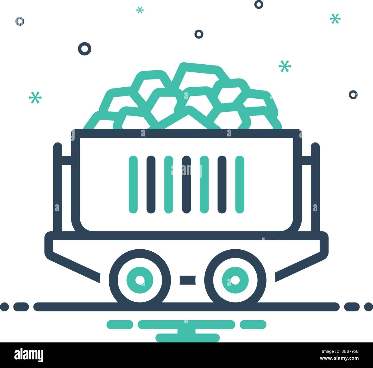 Icon for tram, mine Stock Vector Image & Art - Alamy