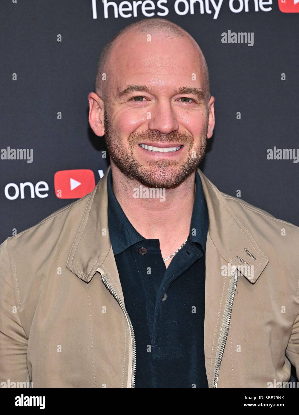 Sean Evans attends the YouTube TV's Upfront Brandcast at David Geffen ...