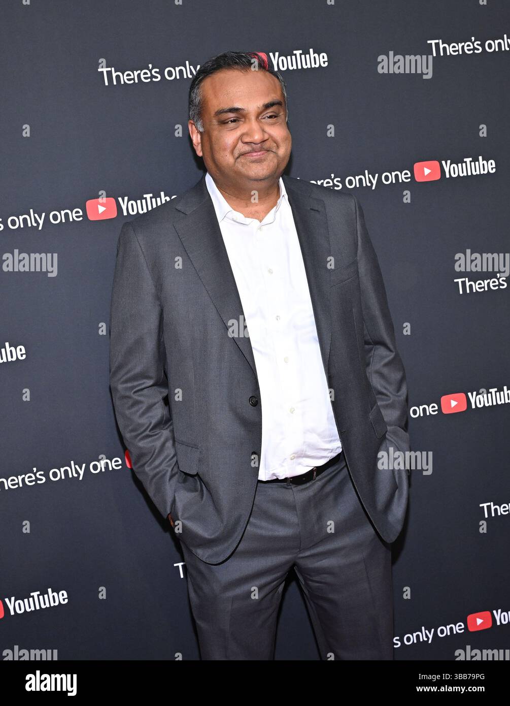 YouTube CEO Neal Mohan attends the YouTube TV's Upfront Brandcast at ...