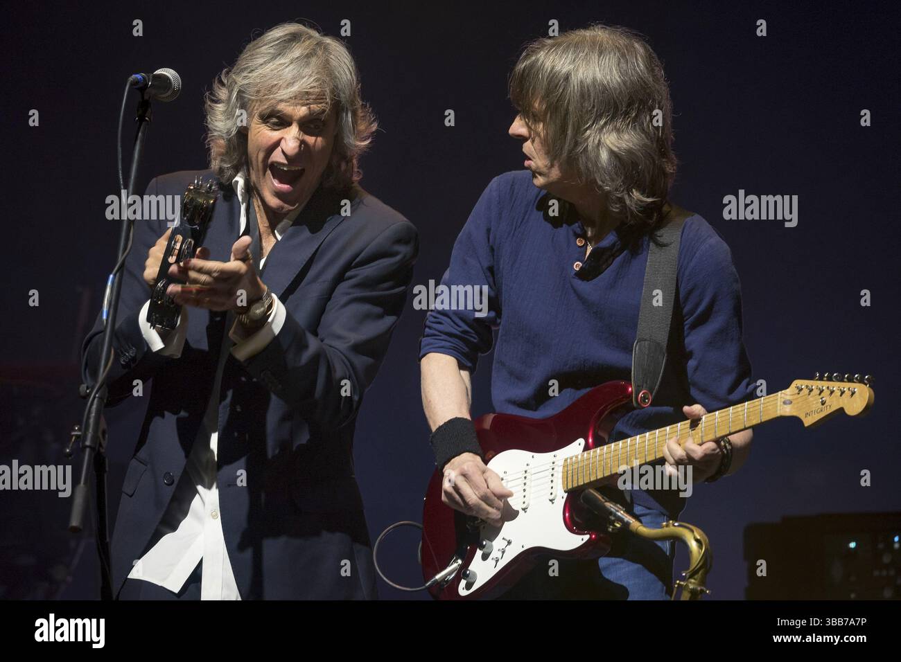 Wroclaw, Poland. 27th February, 2018. Concert of band Dire Straits ...